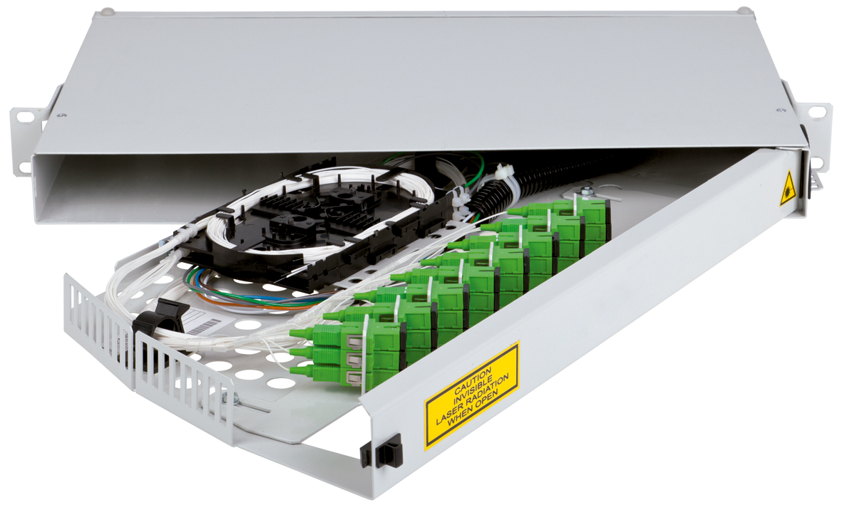 Panel Óptico Articulado ORMPV 1U para Rack 19” – PLP do Brasil