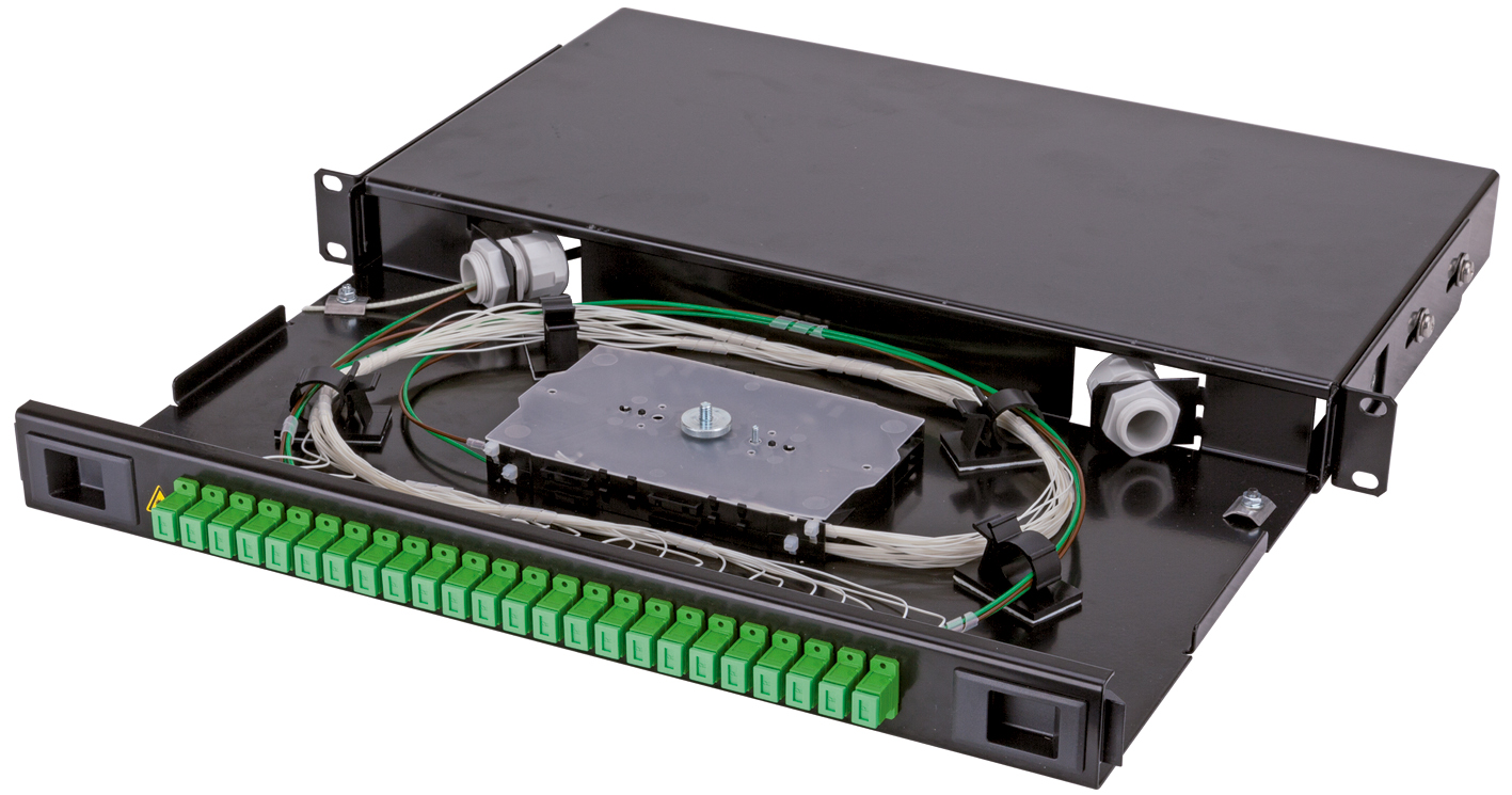 Painel Óptico Deslizante ORMP 1U para Rack de 19” – PLP do Brasil